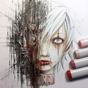 As ilustrações tenebrosas de Jordan Persegati - Criativo.Design