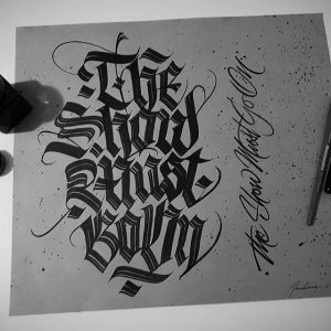 A incrível caligrafia de Frak One - Criativo.Design