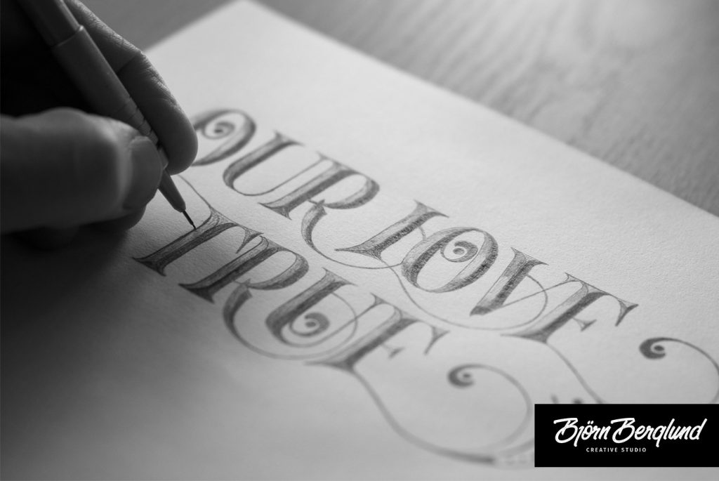 As sketchs de lettering de Björn Berglund - Criativo.Design