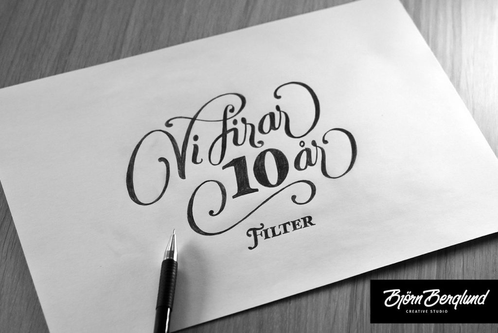 As sketchs de lettering de Björn Berglund - Criativo.Design