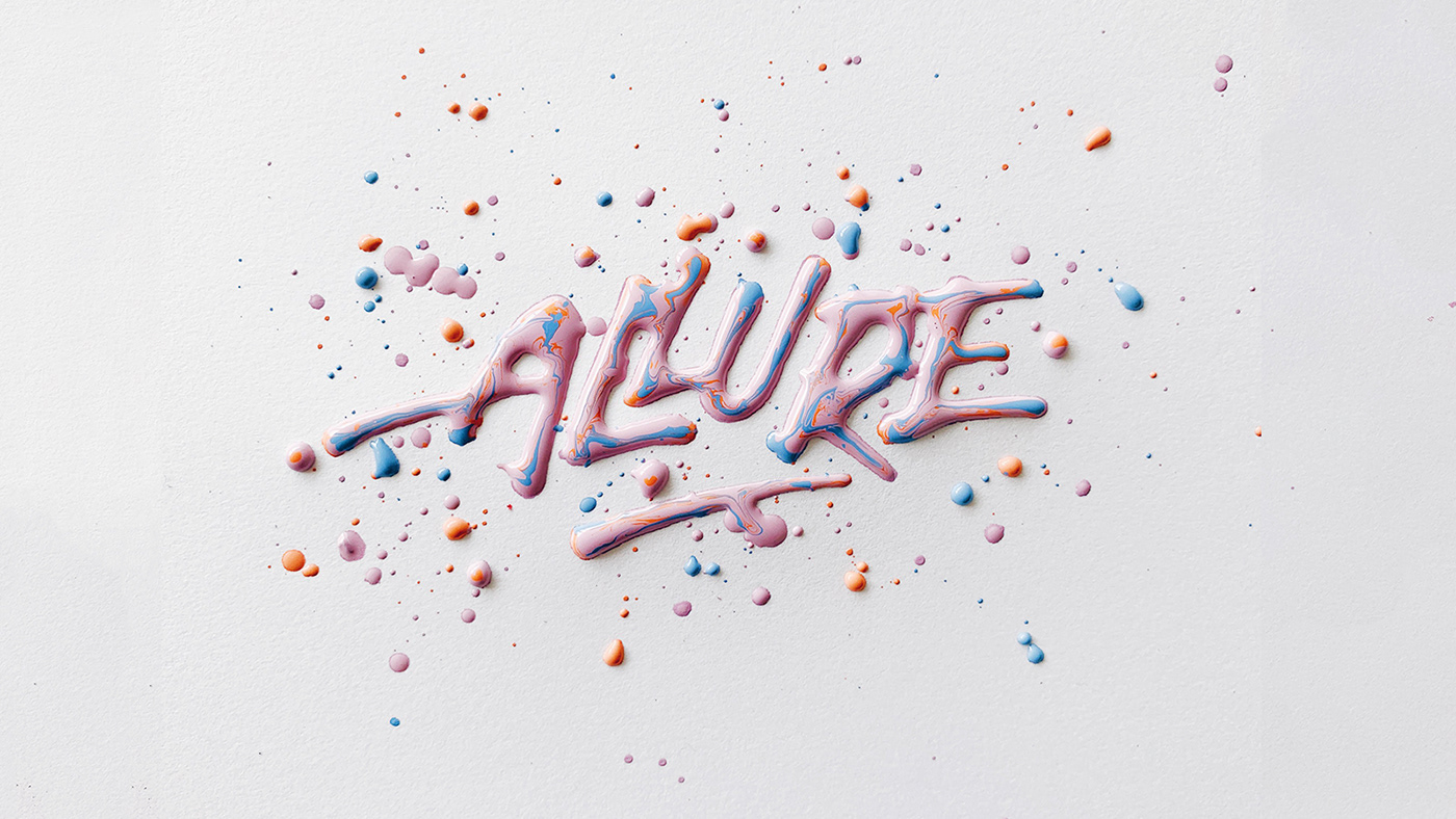 Lettering com efeito líquido por Gehan Magee - Criativo.Design