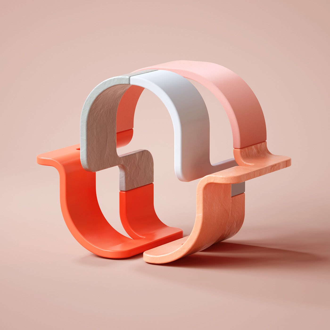 A fonte tridimensional por BÜRO UFHO - Criativo.Design