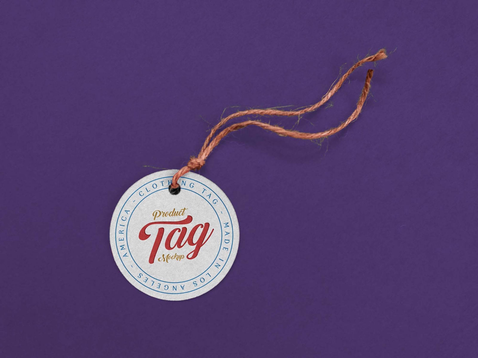 Mockup de etiqueta redonda Grátis - Criativo.Design