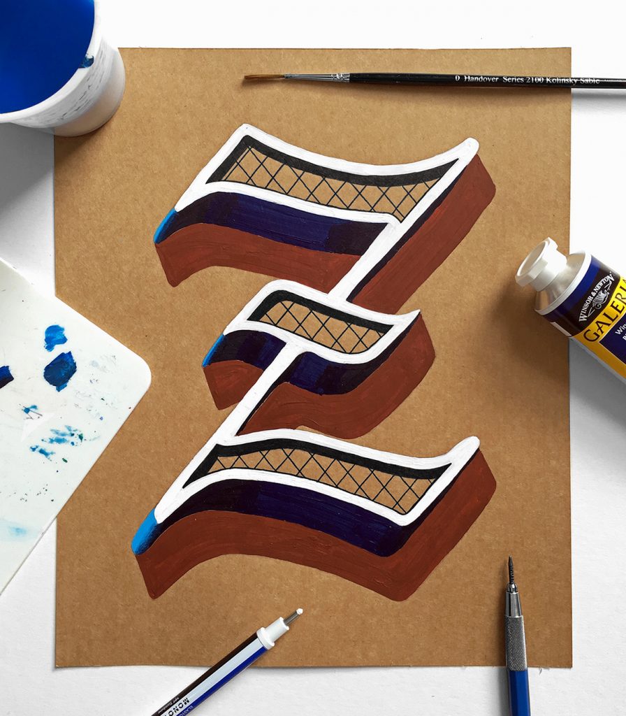 O lettering de James Lewis - Criativo.Design