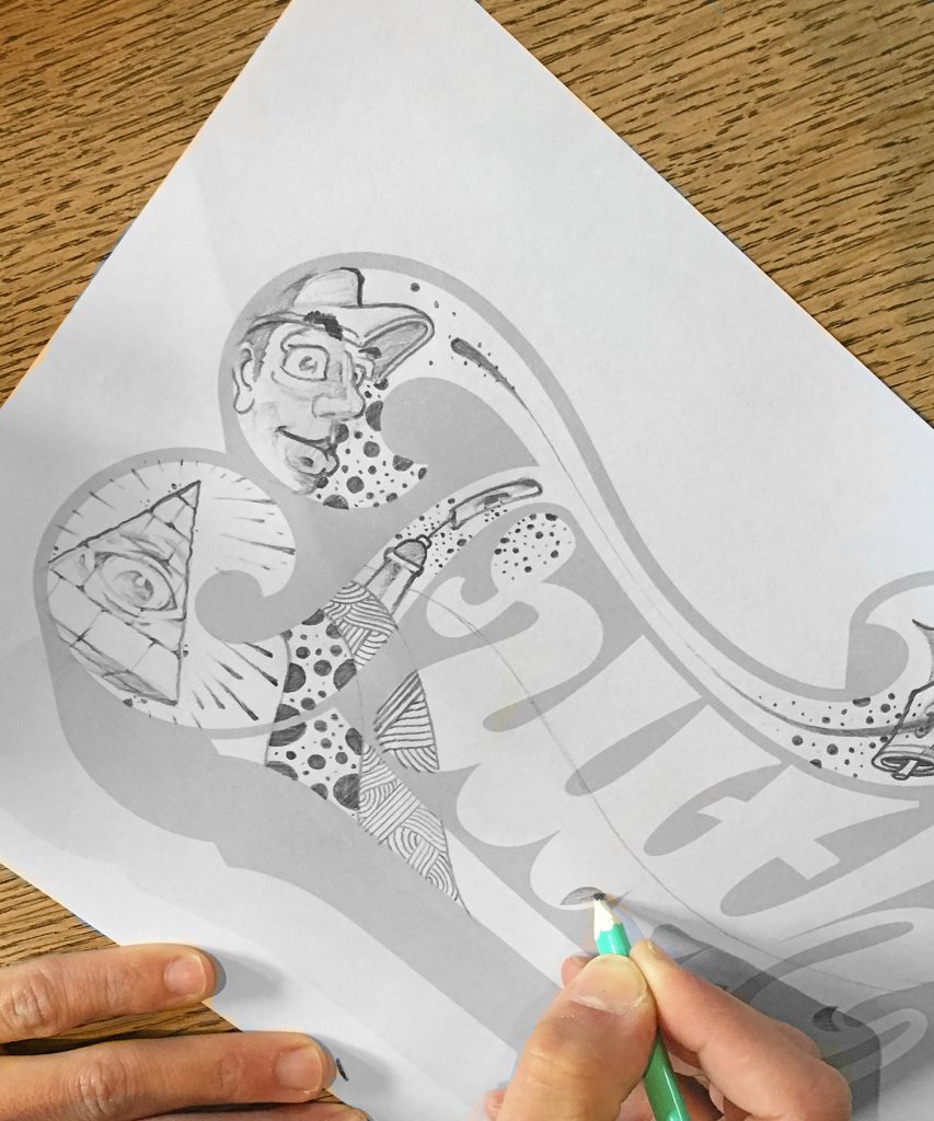 O lettering de James Lewis - Criativo.Design