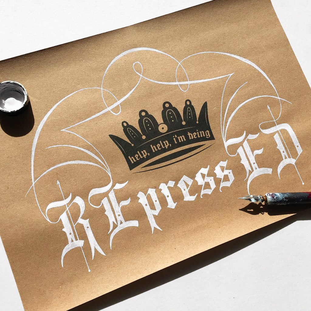 O lettering de James Lewis - Criativo.Design