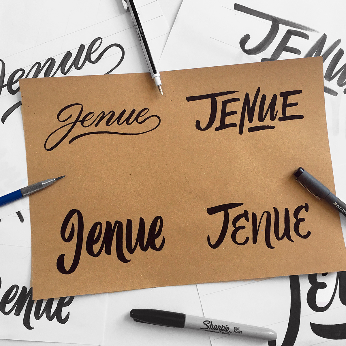 O lettering de James Lewis - Criativo.Design