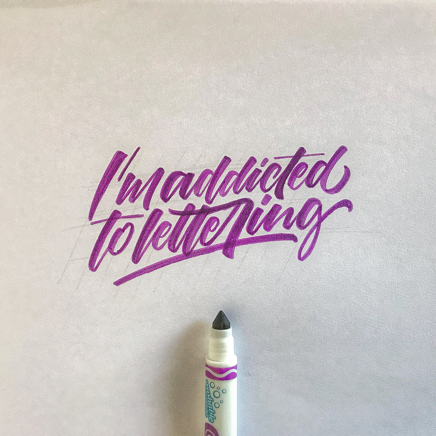 O belo lettering de Micaela Forziati - Criativo.Design
