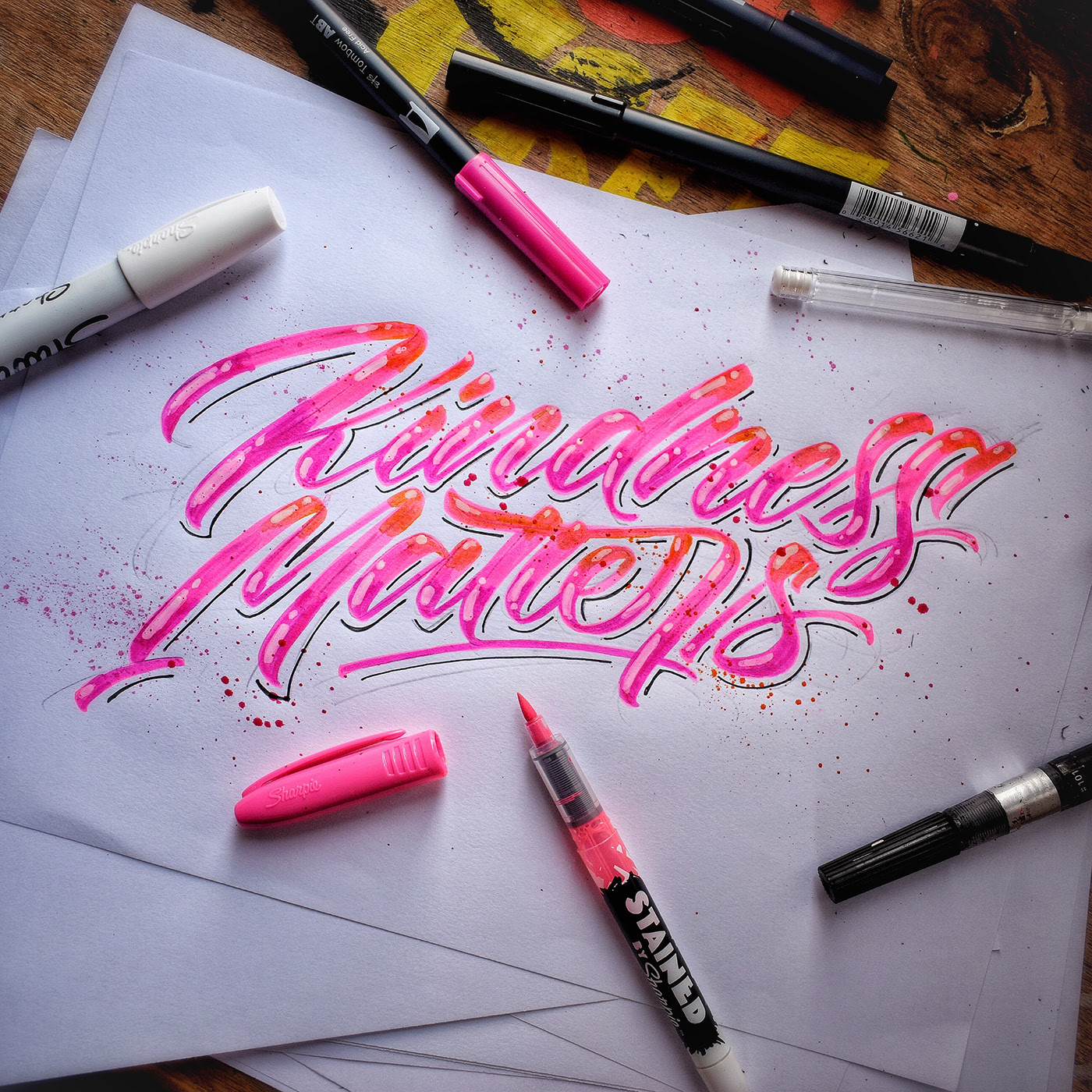 O belo lettering de Micaela Forziati - Criativo.Design