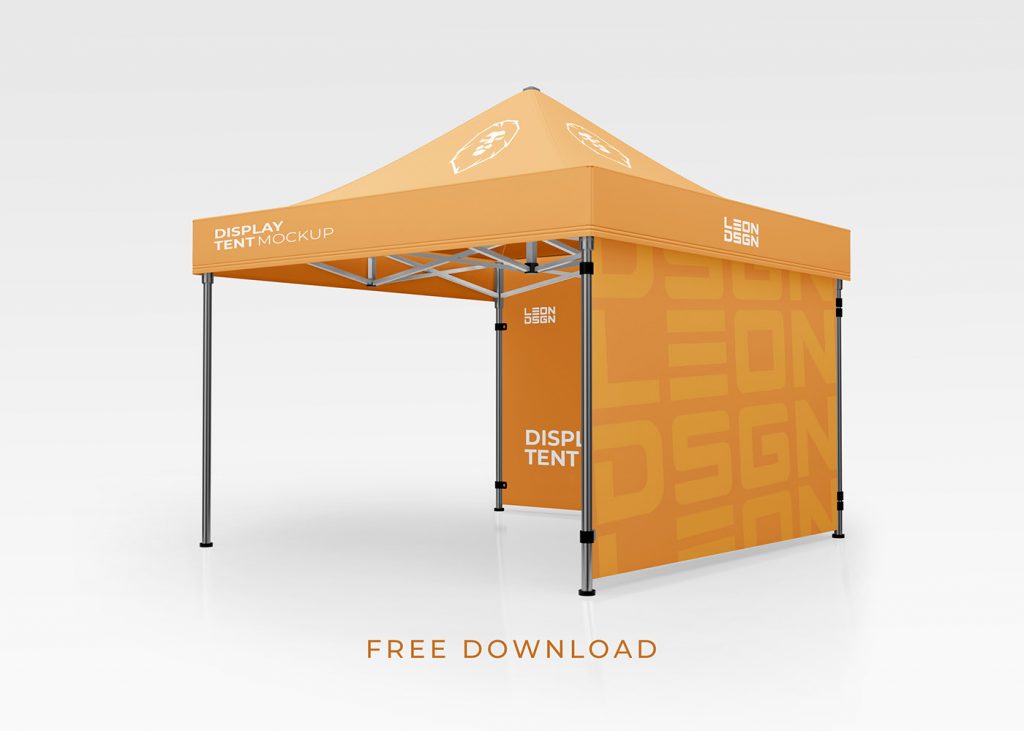 Mockup de tenda de eventos Grátis - Criativo.Design