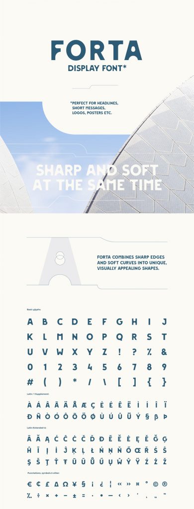 Forta – Fonte display Grátis - Criativo.Design