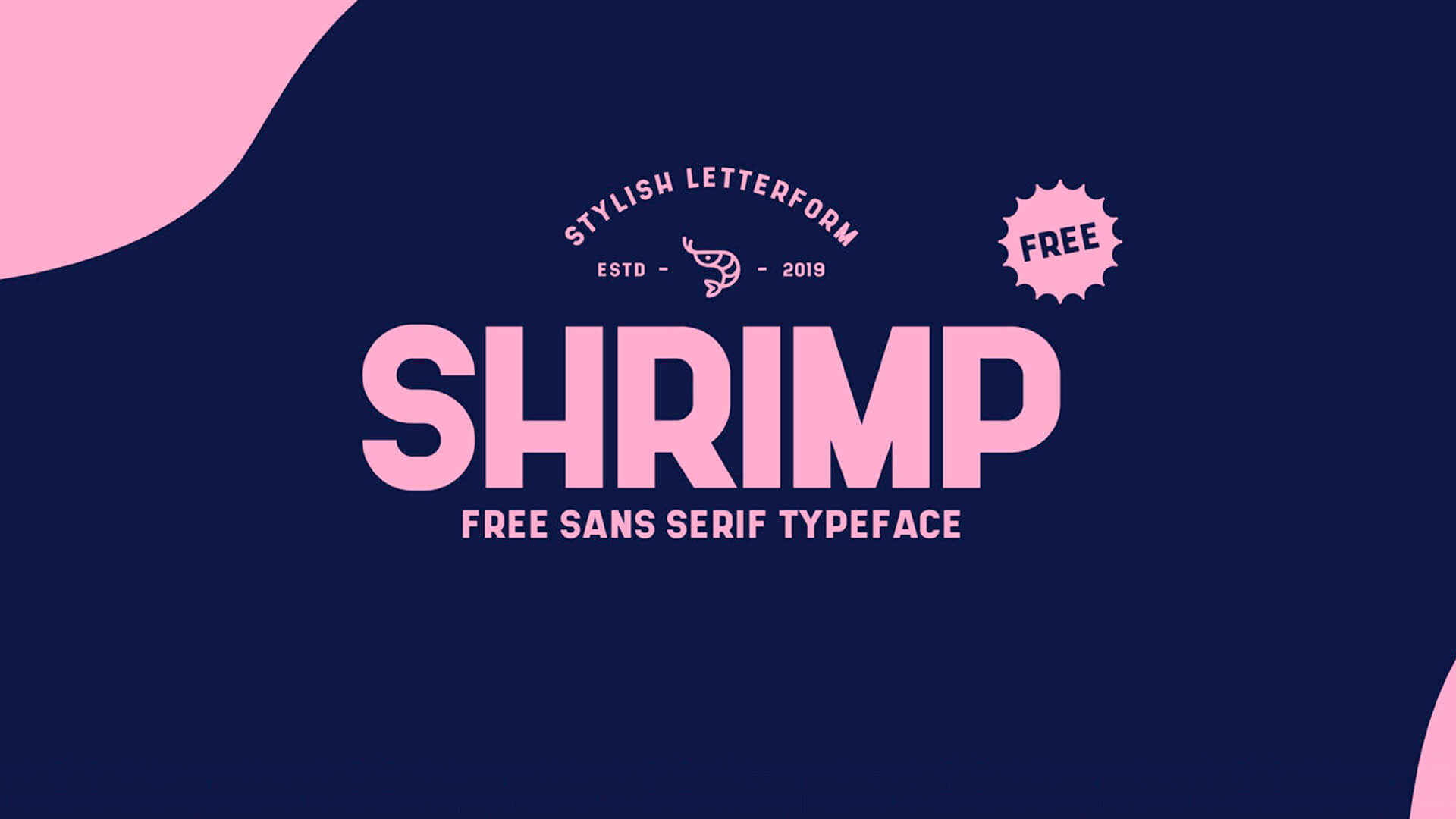 SHRIMP – Fonte sem serifa Grátis - Criativo.Design