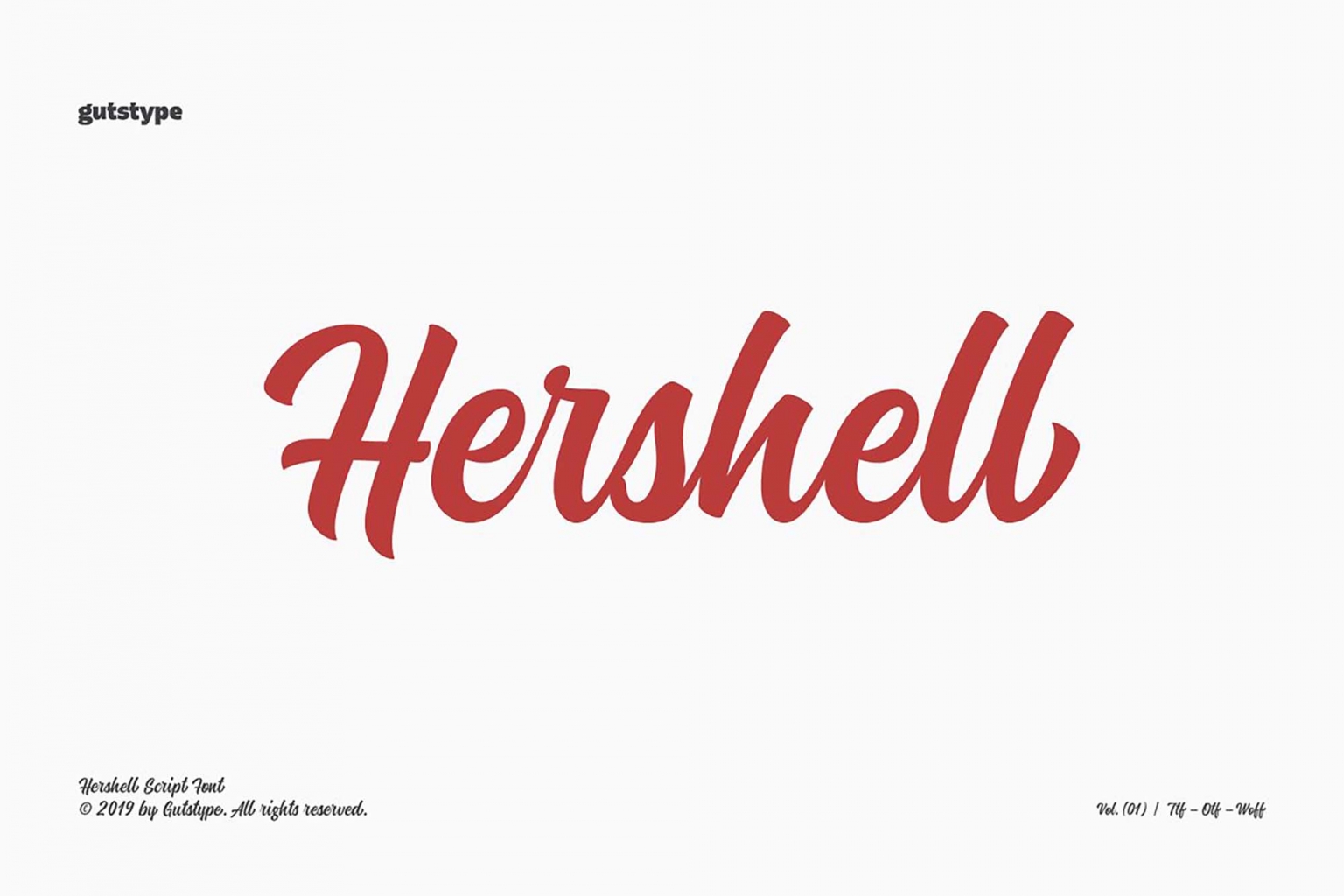 Hershell fonte script Grátis - Criativo.Design