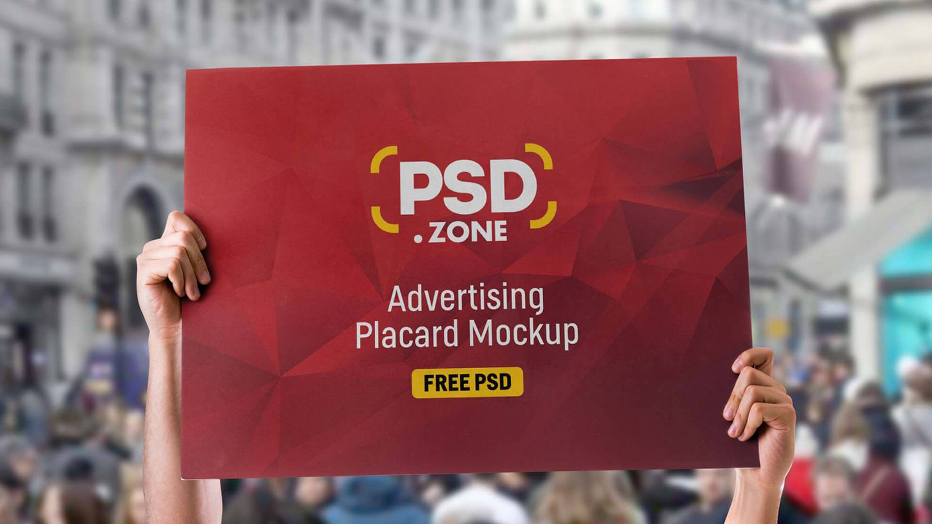 Mockup de cartaz de publicidade Grátis - Criativo.Design