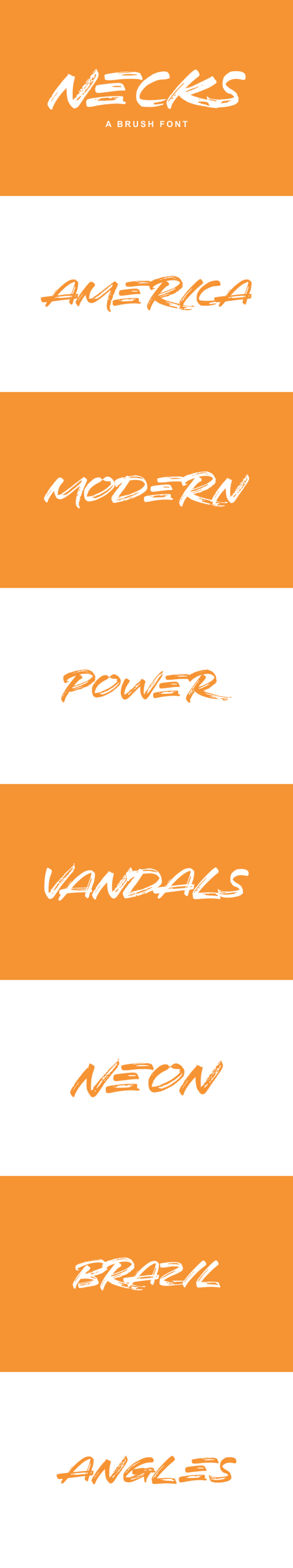 Necks – Fonte Grátis - Criativo.Design