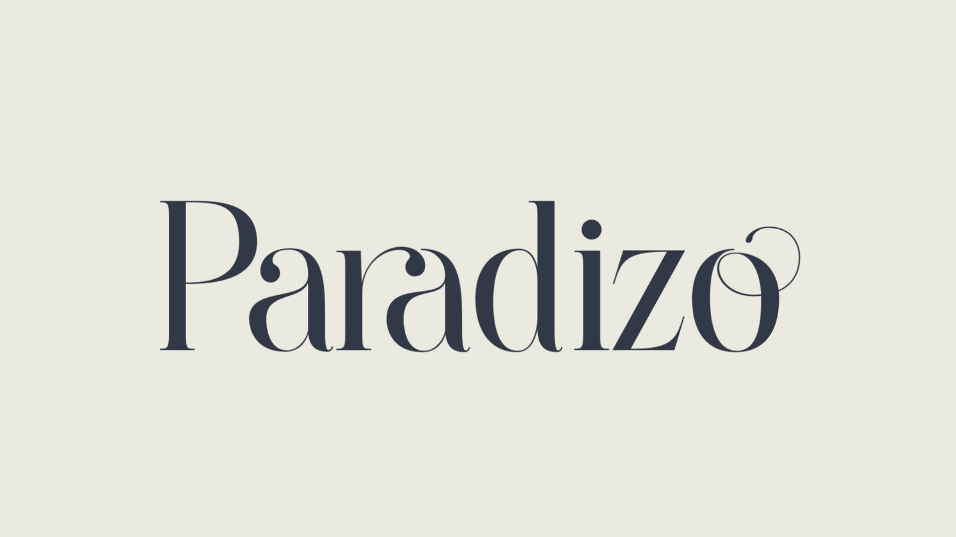 Paradizo – Fonte serifada elegante Grátis - Criativo.Design