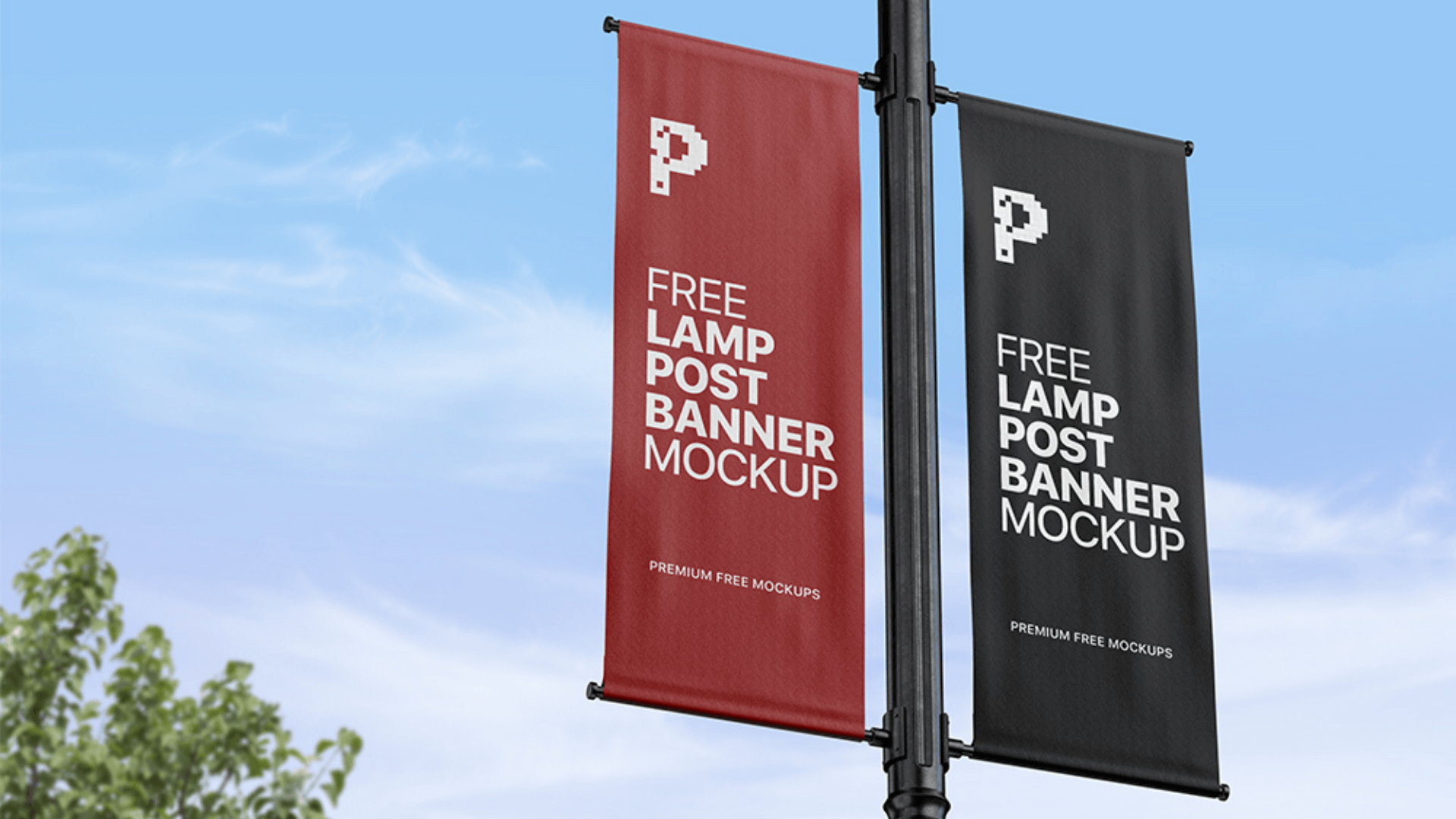 Mockup de banner de poste Grátis - Criativo.Design