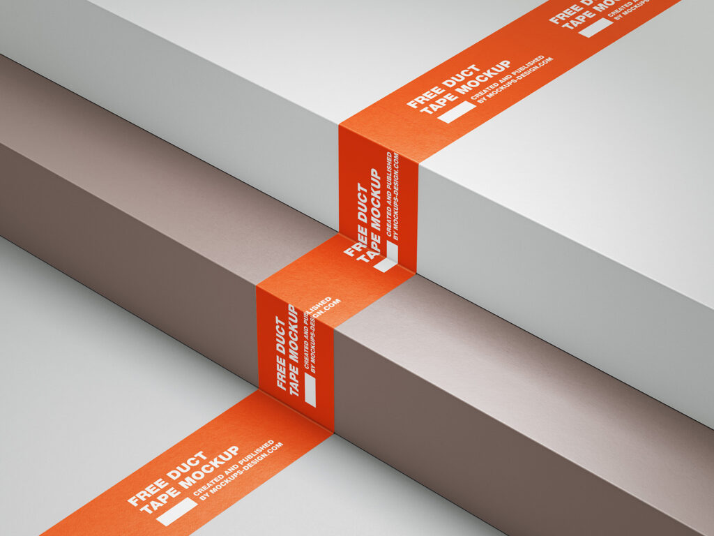 Mockup simples de fita adesiva Grátis - Criativo.Design