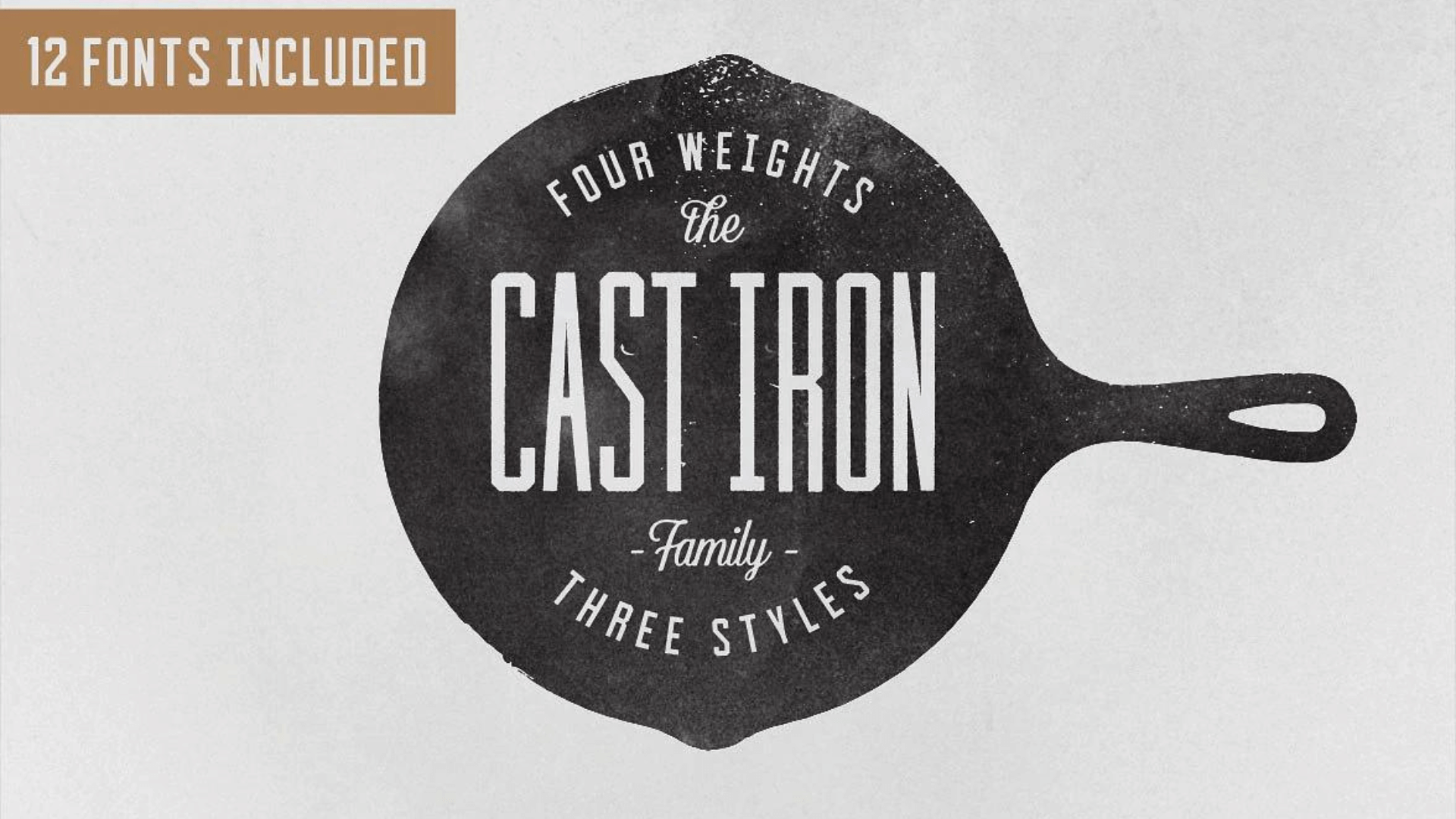 Cast Iron – Fonte vintage ultra Condensada Grátis - Criativo.Design