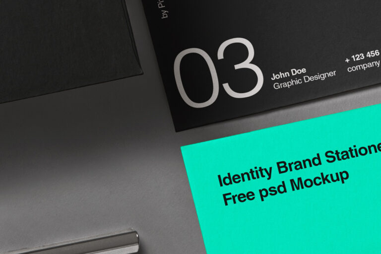 Mockup de identidade visual grátis - Criativo.Design