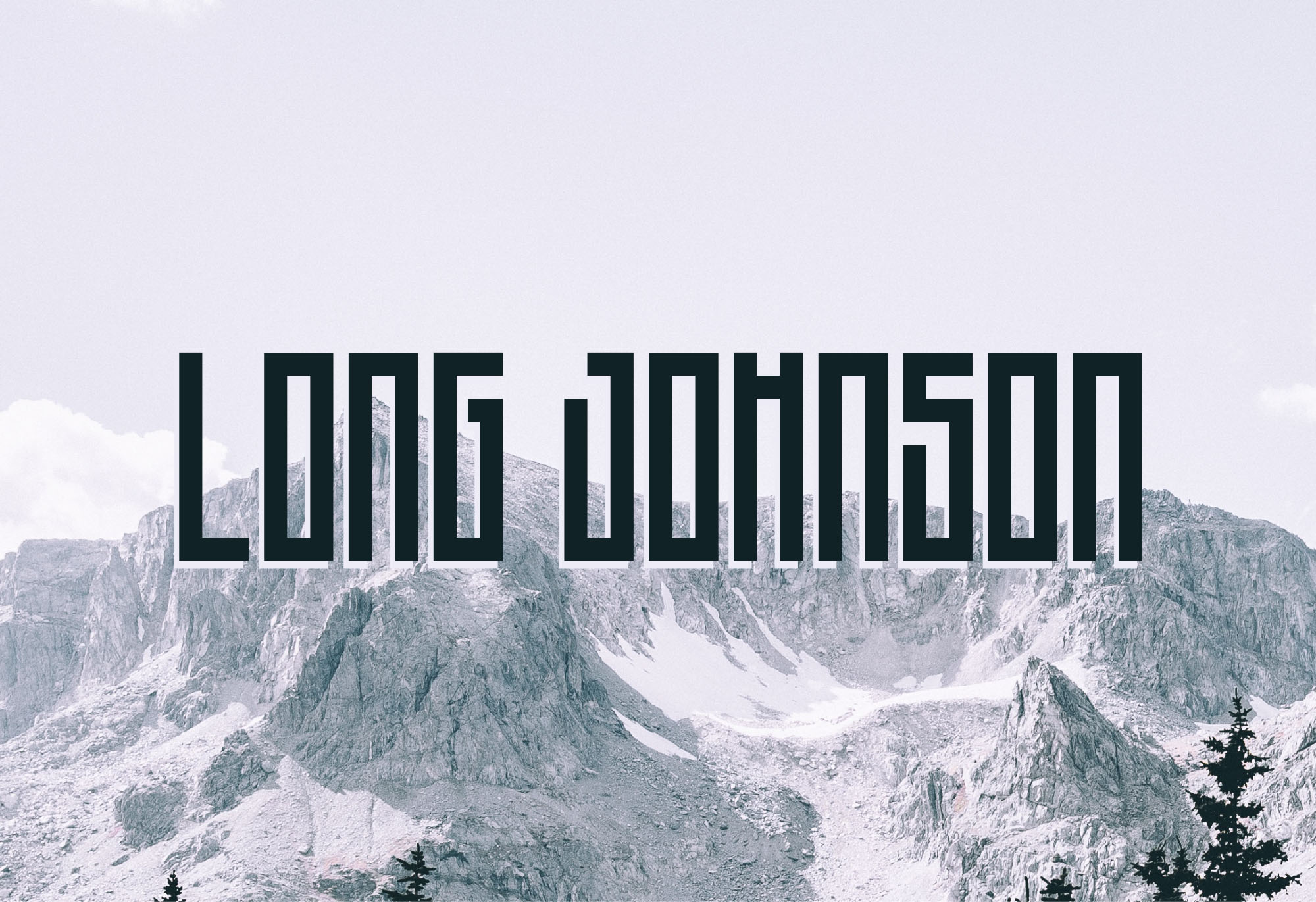 Long Johnson – Fonte Condensada Grátis - Criativo.Design