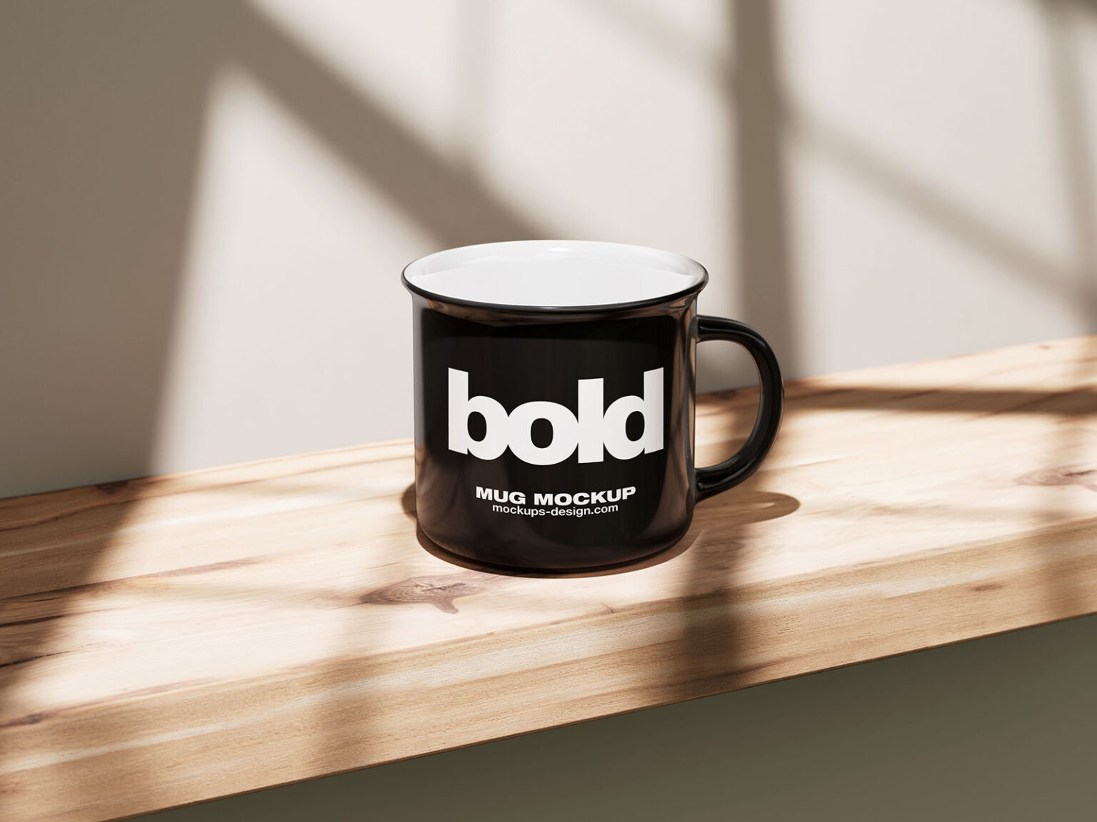 Mockup de caneca de cerâmica grátis - Criativo.Design