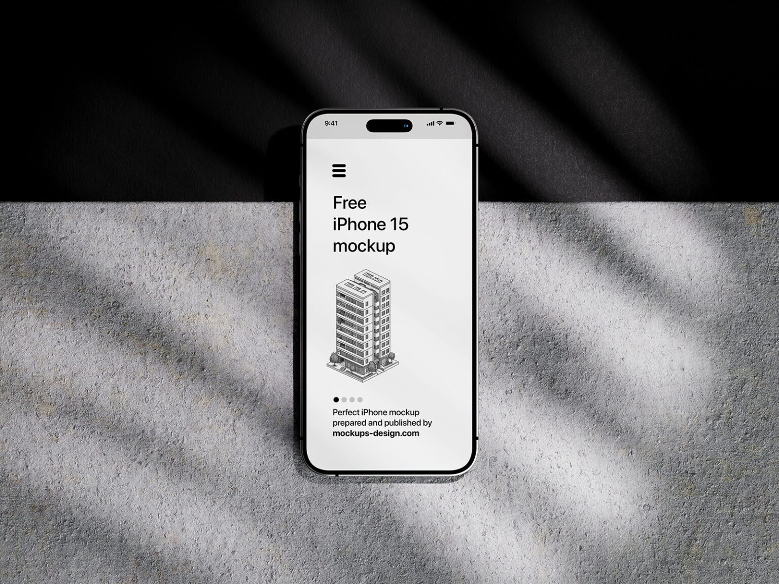 Mockup de iPhone 15 grátis - Criativo.Design