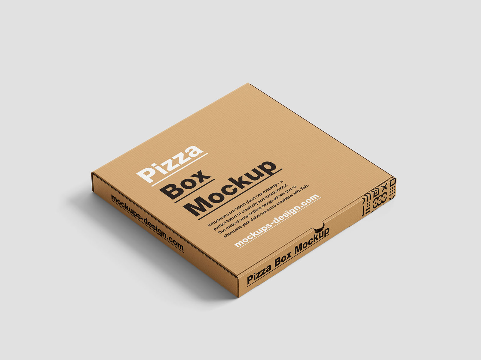 Mockup de caixa de pizza grátis - Criativo.Design