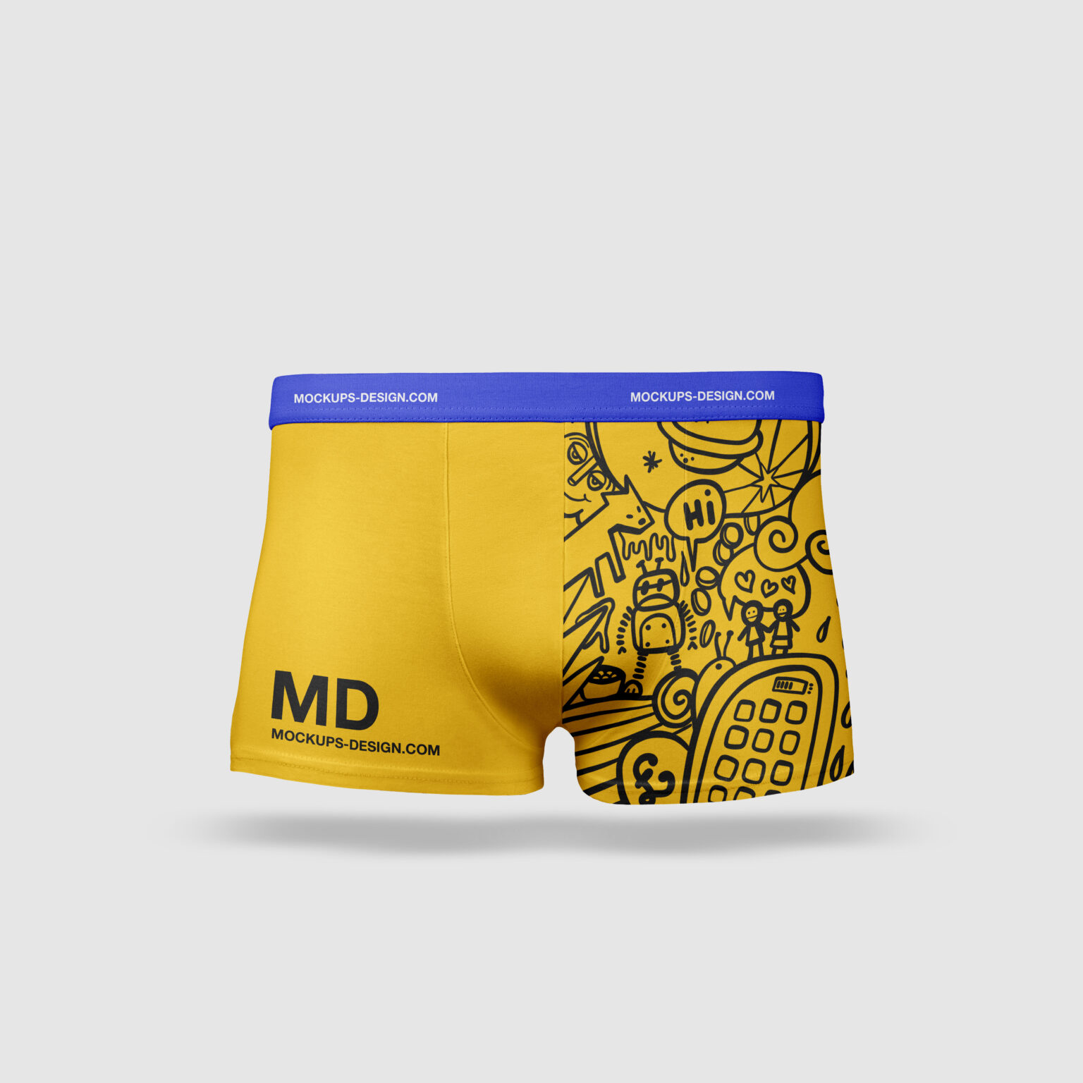Mockup de cueca grátis - Criativo.Design