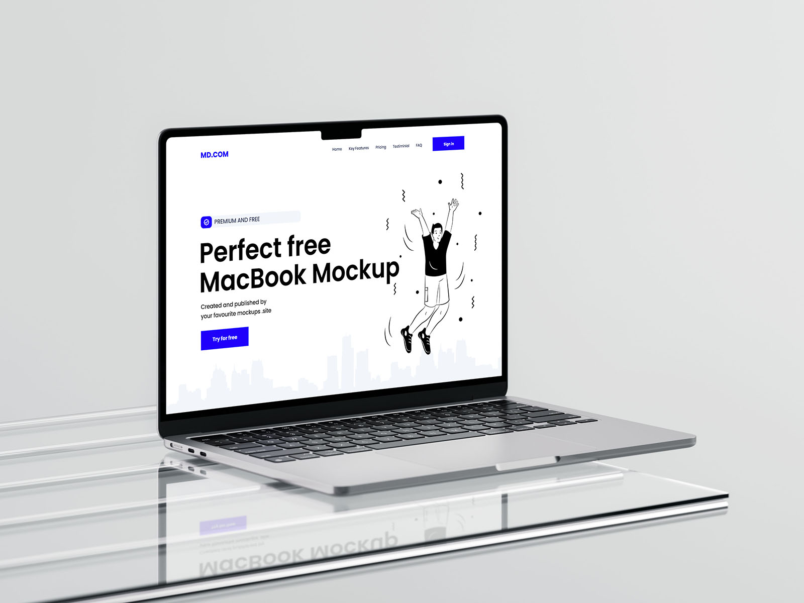Mockup de MacBook grátis - Criativo.Design