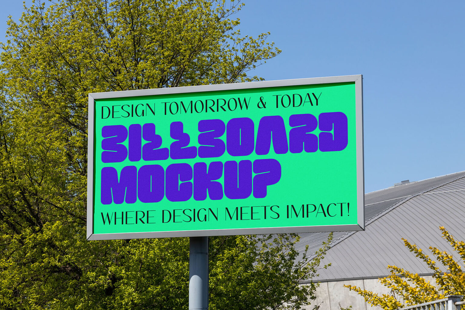 Mockup de outdoor simples grátis - Criativo.Design