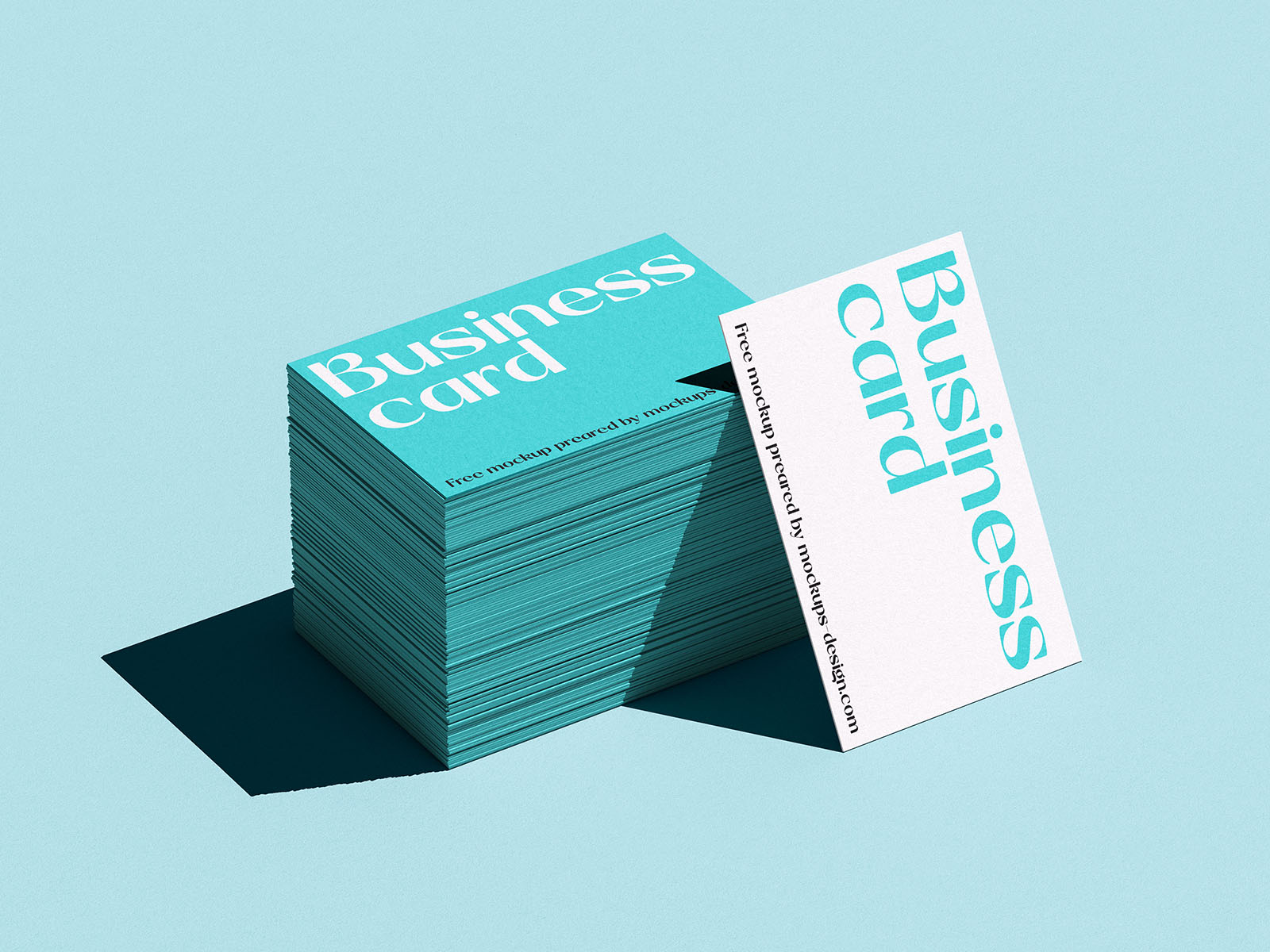 Mockup cartões de visita grátis - Criativo.Design