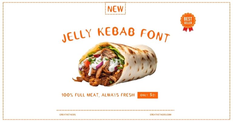 Jelly Kebab – Fonte grátis - Criativo.Design