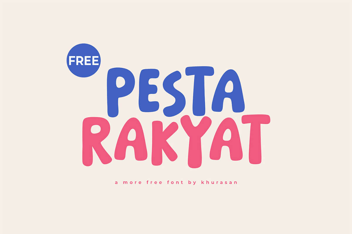 Pesta Rakyat – Fonte fancy grátis - Criativo.Design