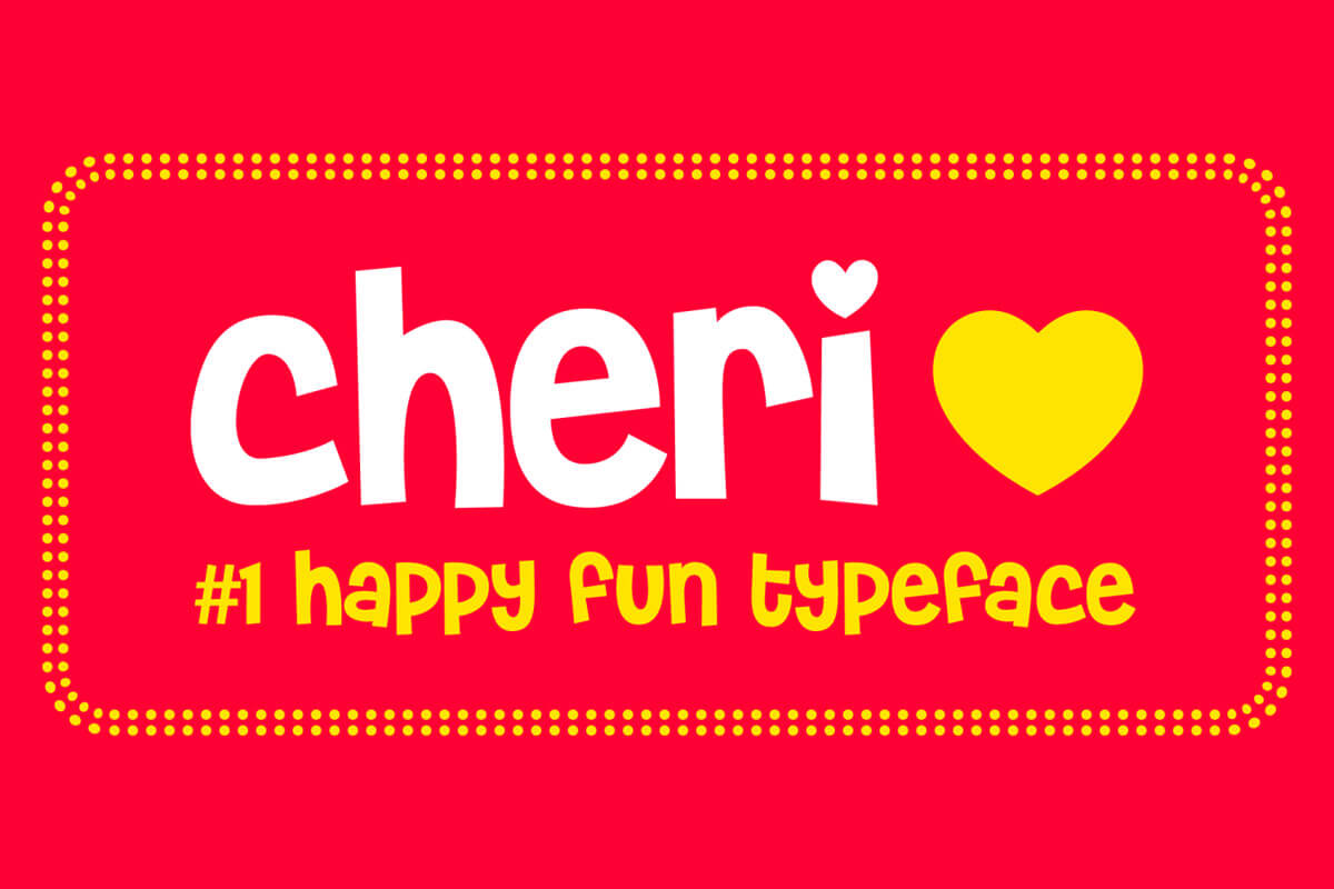 Cheri – Fonte Display Typeface grátis - Criativo.Design