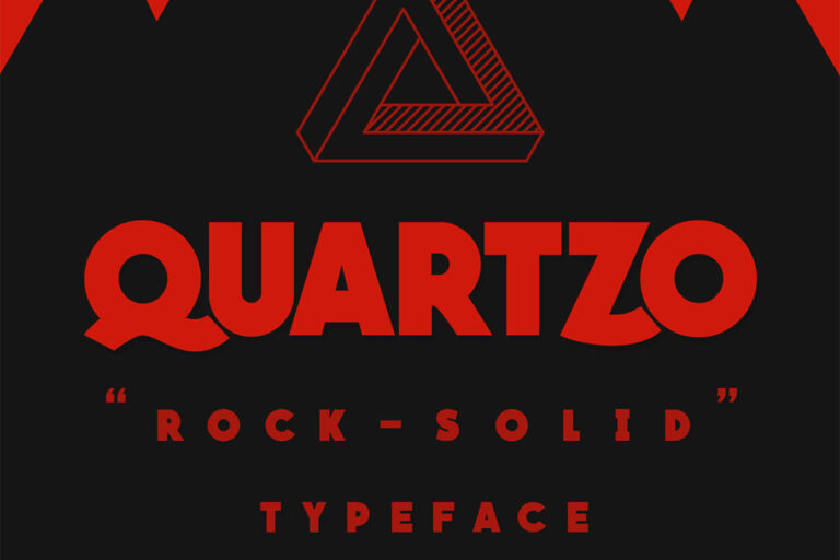 Quartzo – Typeface Fonte Grátis - Criativo.Design
