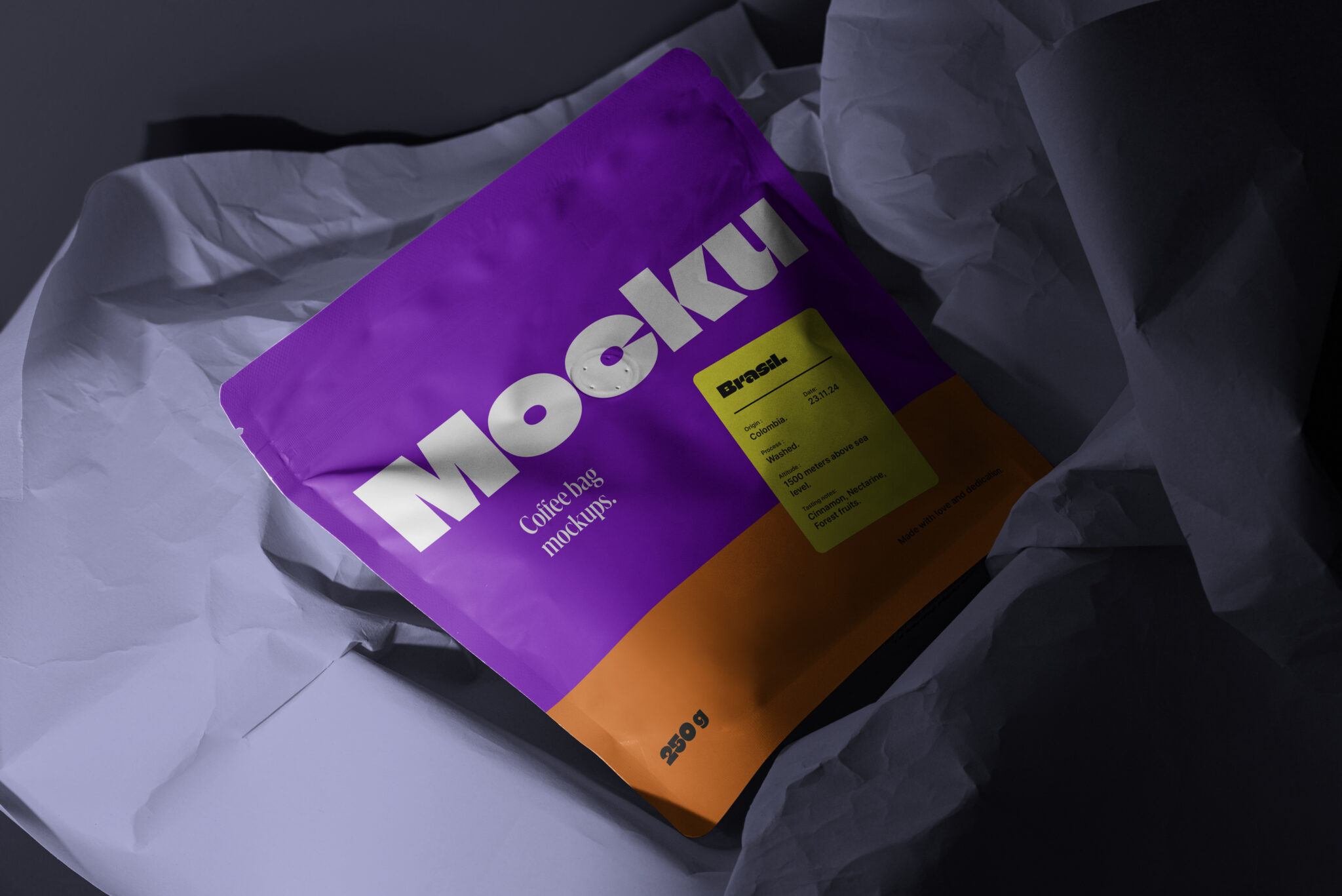 Mockup de Pacote de Café - Criativo.Design