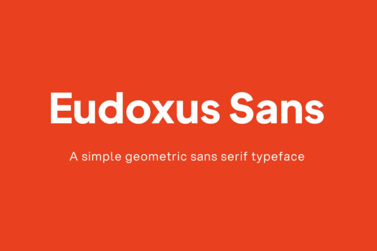 Eudoxus Sans – Fonte Grátis - Criativo.Design