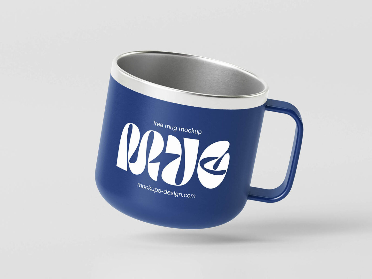 Mockup de Caneca Metálica Grátis - Criativo.Design
