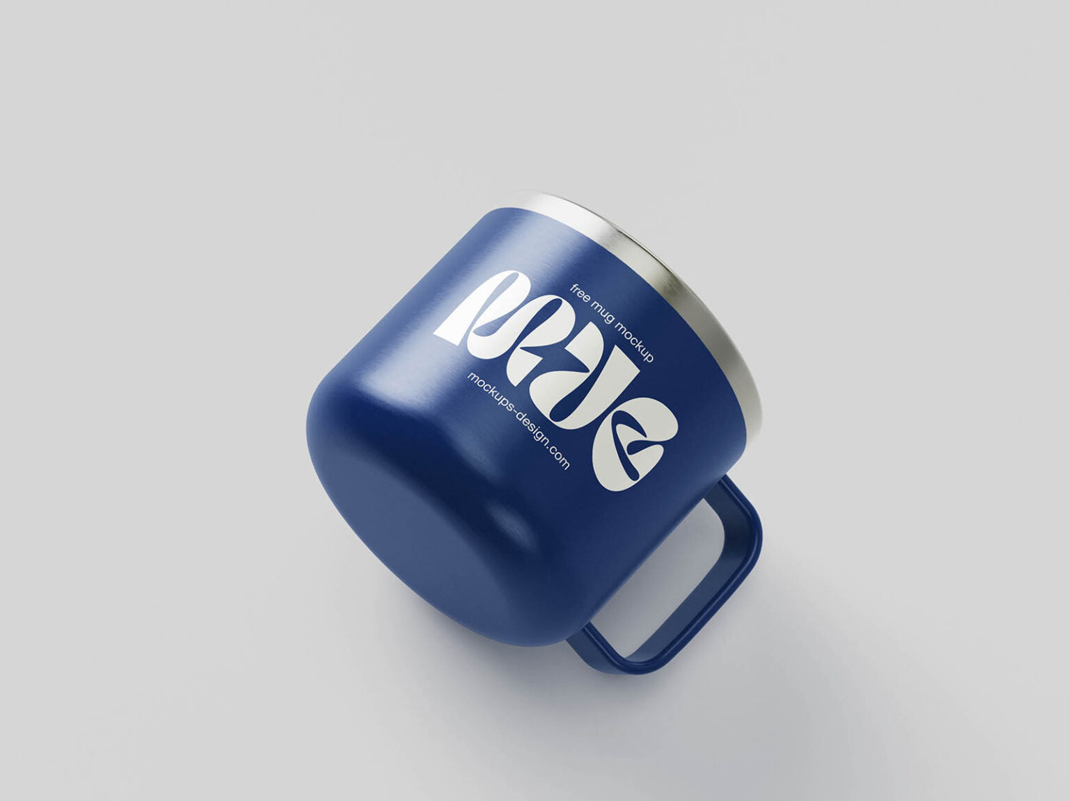 Mockup de Caneca Metálica Grátis - Criativo.Design