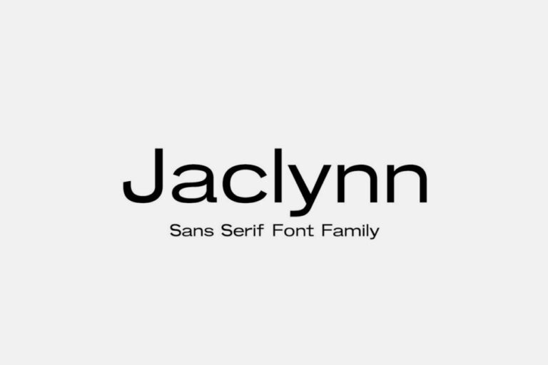 Jaclynn – Sans Serif Fonte Grátis - Criativo.Design