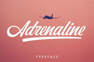 Adrenaline Script – Fonte Grátis - Criativo.Design